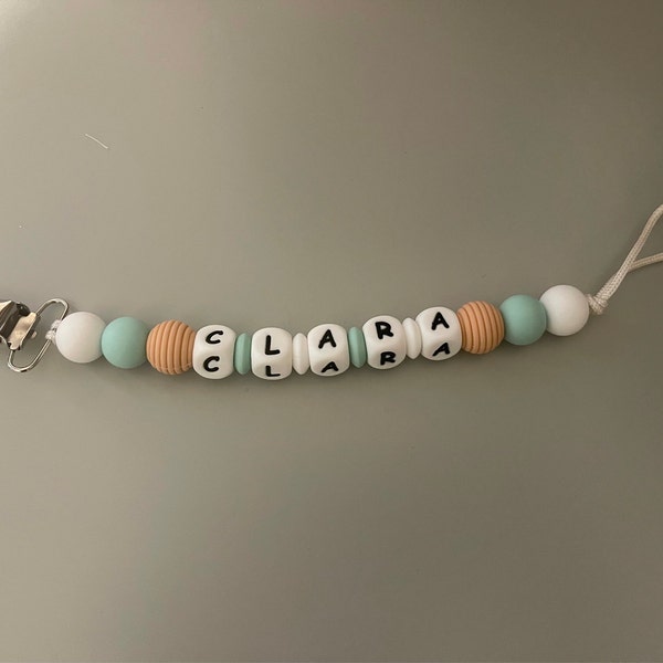 Personalized Name Pacifier Clips | Custom Pacifier Clips | Name ...