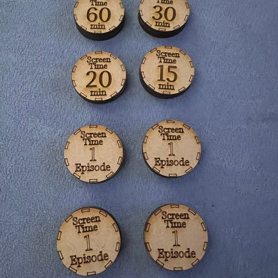 Kids Screen Time Tokens / Game Tokens / Screen Time / Chores for Screen ...