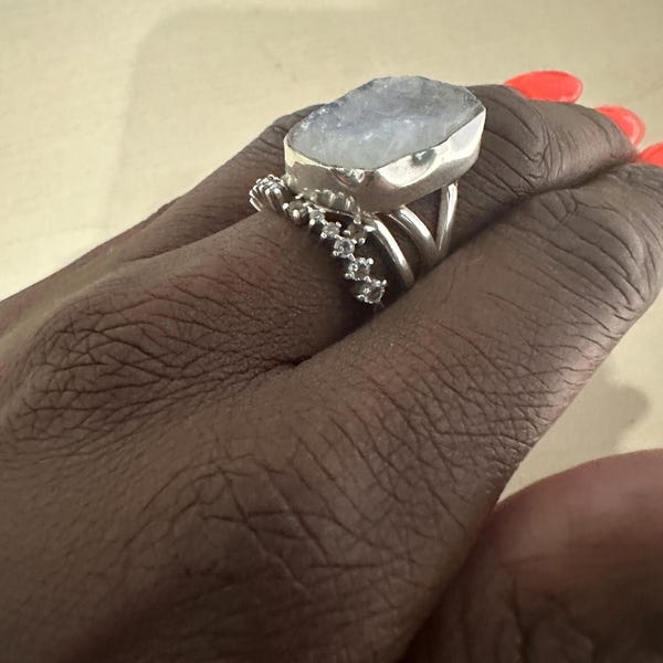 Blue Green Dichroic Glass Pendant Neckalce, 925 Sterling Silver Necklace, Handmade Colorful ...