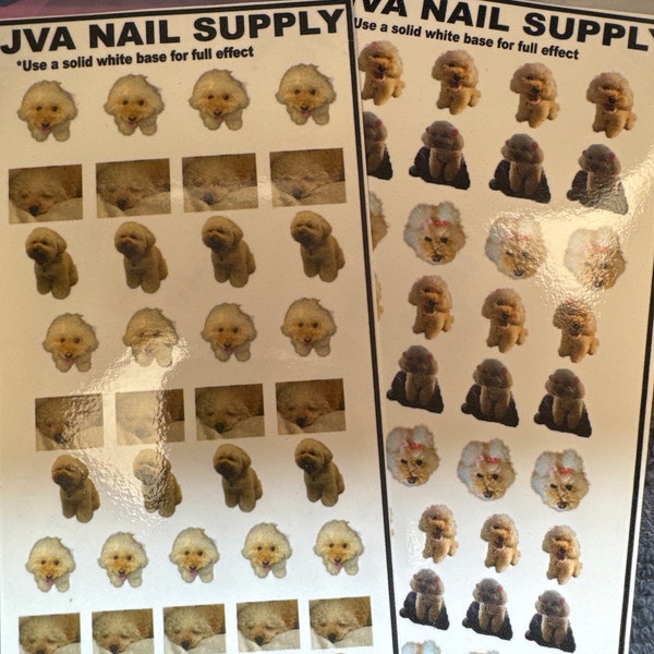 Custom Nail Art Waterslide Decals | Custom Water Decals for Manicure ...