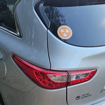 Tennessee Tristar Stickers, Tri-star Decal, Tristar Car Sticker ...