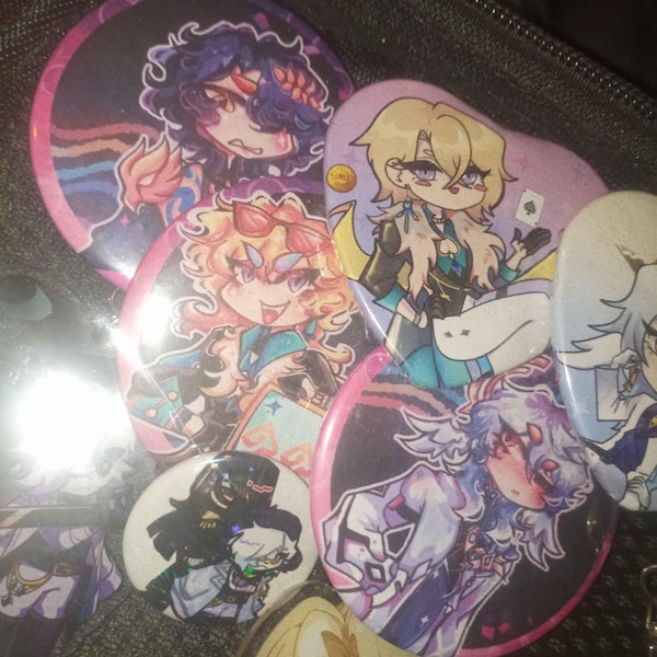 BSD Bungou Stray Dogs Pins - Sigma & Bram Stoker | Decay of the Angel ...
