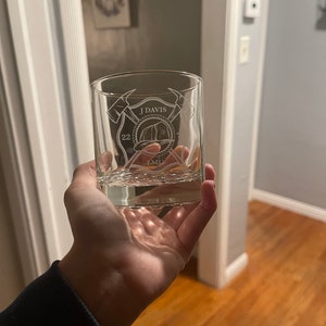 EMS Engraved Whiskey Glass EMS Rocks Glass, EMS Gifts, Gift for Him ...
