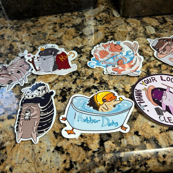 Rubber Ducky Isopod Sticker - Etsy