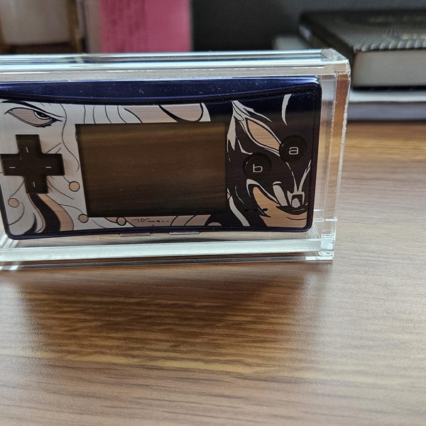 Game Boy Advance Micro Cartvault Acrylic Gameboy GBA Micro System ...
