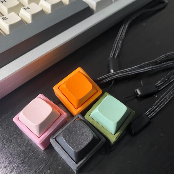 Keyboard KEYCAPS FIDGET Desk Toys KEYCHAIN - Mechanical Fidget Switches ...