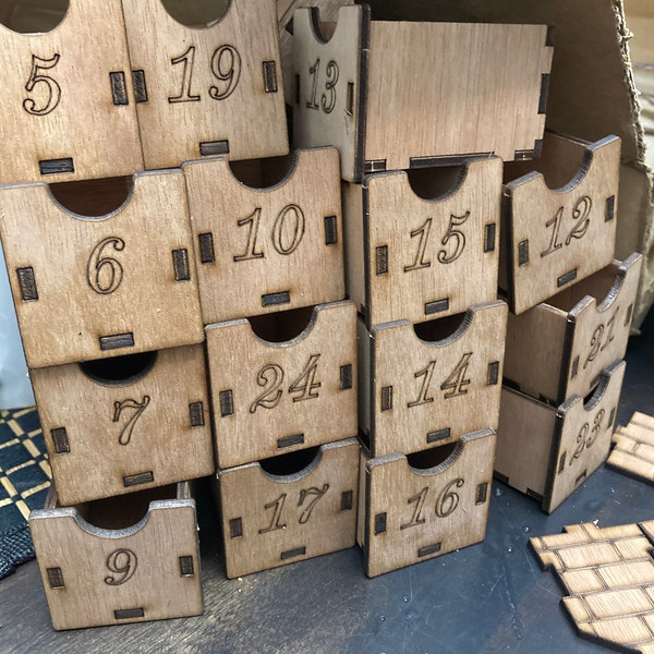 Advent Calendar DIY Kit - Etsy