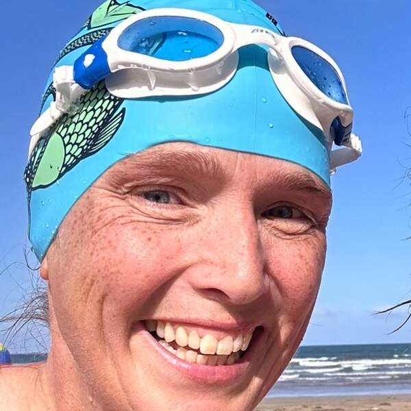 Art Print by Nancy Farmer - 'floating' - From a Swimmer Painting - Open ...