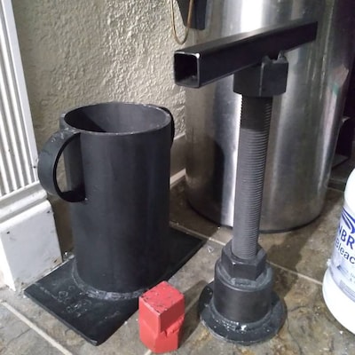 ROCK CRUSHER extra Large Size FRIT Maker Glass Breaker Ore Crusher Gold ...