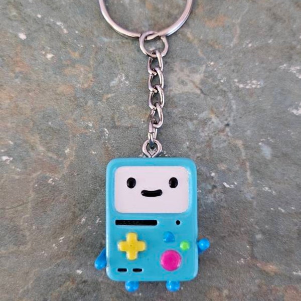 Adventure Time Inspired BMO Keychain - Etsy