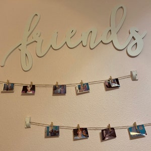 Friends Sign Family Wood Sign Friends Wall Decor - Etsy