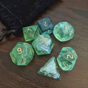 Green Fluorite Gemstone Dice Chlorophane Hand Carved | Etsy