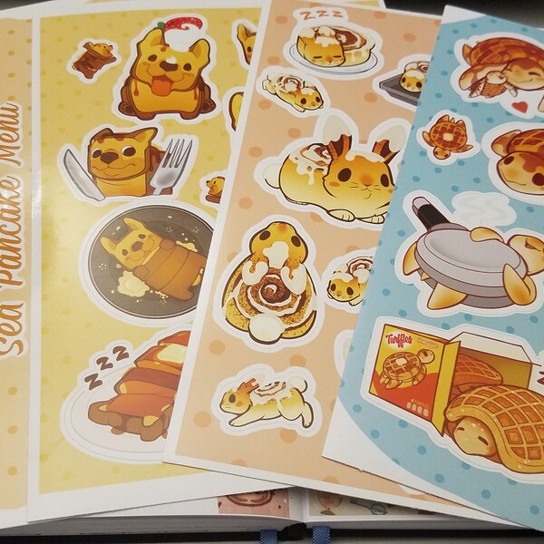 Frenchie Toast A5 Vinyl Sticker Sheet - Etsy