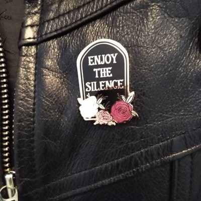 Enjoy the Silence Enamel Pin Depeche Enamel Pin Grave Enamel Pin Hard ...