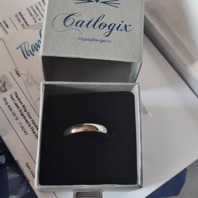 Titanium Ring Your Handwriting Personalised Written Text - Etsy UK