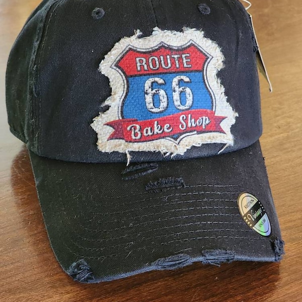 Vintage Logo Hat, Custom Distressed Raggy Patch Hat With Your Logo ...