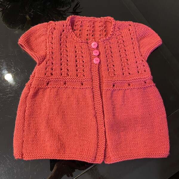 Girl's Bright Easy Knit Roll Neck Stripe Sweater & Beanie Hat DK 8ply ...