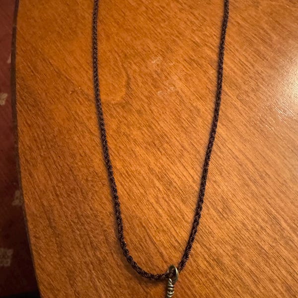 Braided Necklace, Rope Braid Necklace, Round Cord Necklace, Adjustable ...