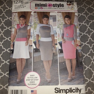 Simplicity 8456 Sewing Pattern Vintage 50s Reproduction for | Etsy