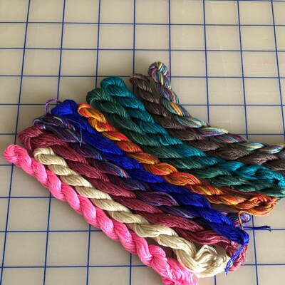 Bits Bag 10 Skeins of Silk - Etsy