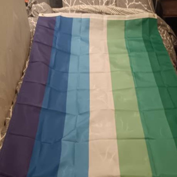 MLM Pride Flag 5ftx3ft Men Loving Men Premium Quality Indoor/outdoor ...
