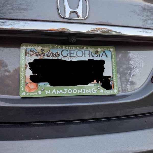 0'oclock License Plate Frame - Etsy