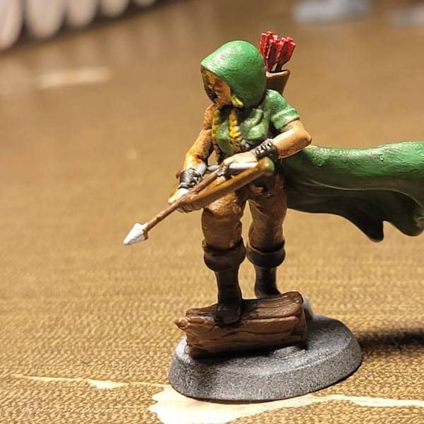 Female Ranger Miniature | RPG Minis | D&D | DND | RPG | Tabletop Gaming ...
