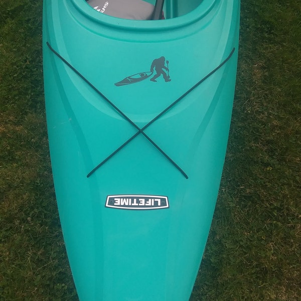 Bigfoot Kayak Vinyl Decal Sticker - Etsy
