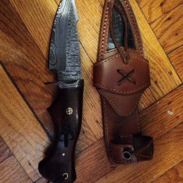 Handmade Black Leather Wrist Cuff Sheath With Hidden Blade, Leather ...