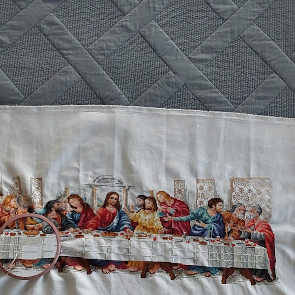 Cross Stitch Pattern the Last Supper Digital Pattern Modern Wall Decor ...