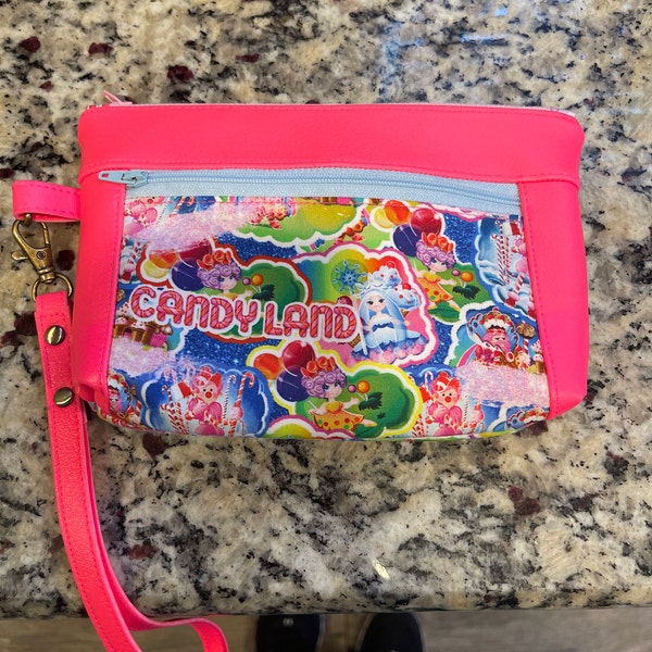 Pastel Kawaii Gamer Video Game Lined Zipper Wristlet Pouch - Etsy