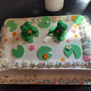 Handmade Edible Fondant RV Camping Cake Topper Set - Etsy