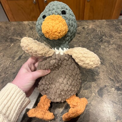 Mallard Duck Snuggler Lovey Duck Nursery Decor Baby Snuggle - Etsy