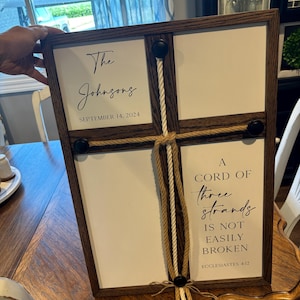 A Cord of Three Strands What God Joined Together Trinity Braid™ Unity ...