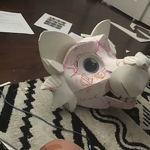 Bucket Style Foam Fursuit Head Base and Liner Pattern - Etsy