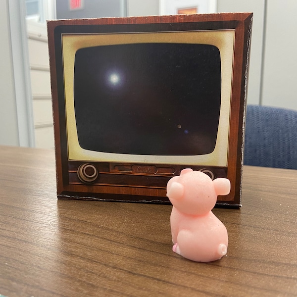 Retro Style TV Box Template: Printable DIY Vintage Style Television ...