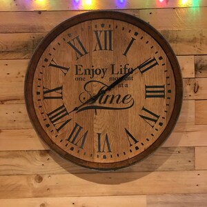 Wine Barrel Clock - Etsy