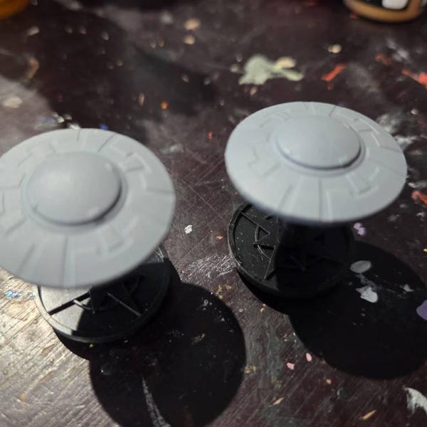 Rocketships & Flying Saucers - Retro Sci-fi Miniatures - Etsy
