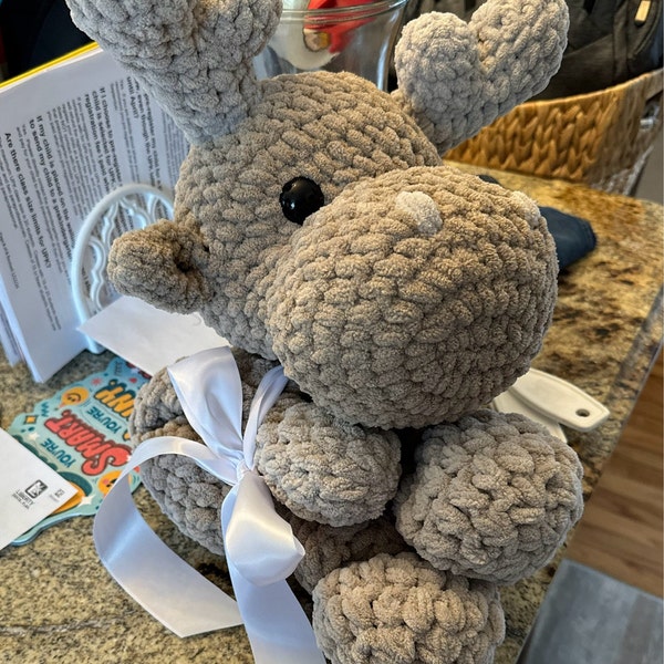 Extra Large Crocheted Moose Snuggler: Woodland Nursery Lovey - Etsy