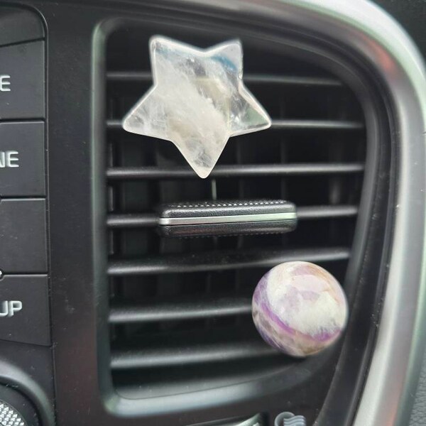 Crystal Sphere Car Vent Clips | Crystal Carvings, Air Vent Clips, Car ...
