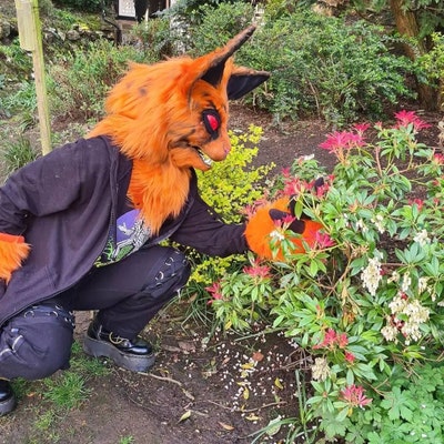 Furry Custom Plush Fursuit Hand Paws Deer, Dino & Protogen 1 Pair ...