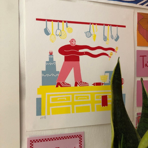 Thorns - A3 Risograph Print - Etsy