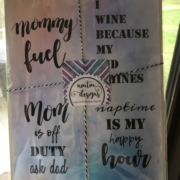 Mother's Day Gift- New Mom Wine Gift - Mommy Wine Labels - Mom Wine ...