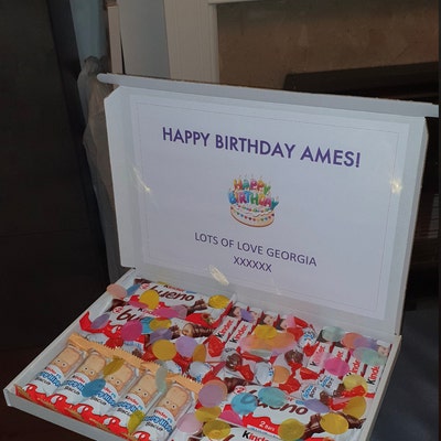 LARGE Kinder Chocolate Hamper Selection Box Kinder Bueno - Etsy