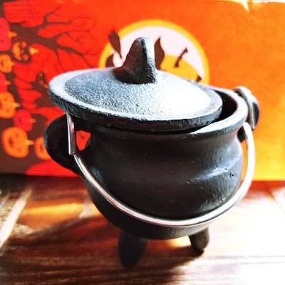 Black Cast Iron Cauldron,the Color Black Relates to the Hidden, the ...