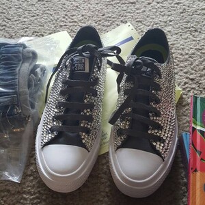 Swarovski Diamond crystal Blinged Out Converse Perfect for - Etsy