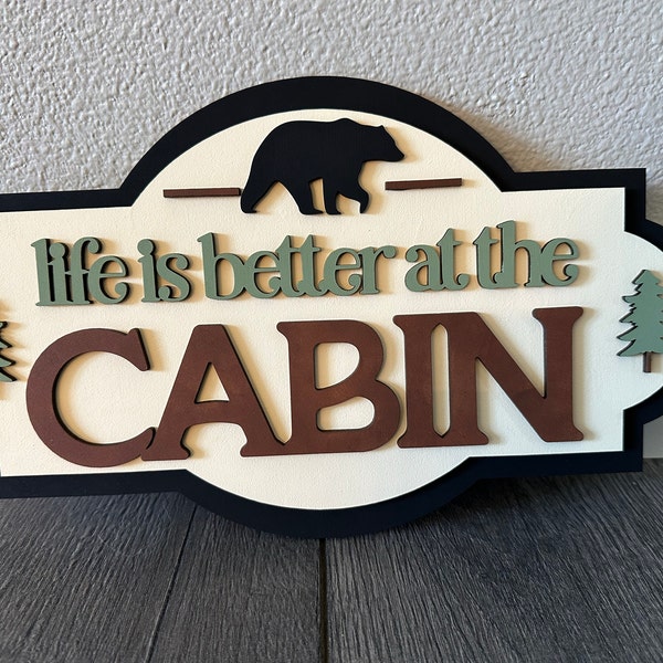 Cabin Life Sign SVG Set|gone Fishing SVG| Laser Cut Fishing | Glowforge ...
