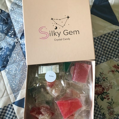 Edible Treasure Box, Kohakutou Candy Box, Crystal Candy, Edible Gem ...