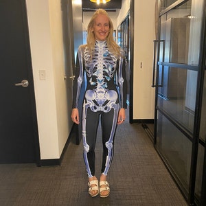 Skeleton Costume, Skeleton Bodysuit, Skeleton Costume Women, Costumes ...