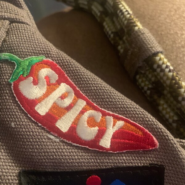 Spicy Pepper Patch - Embroidered Patches for Jackets - Wildflower + Co ...